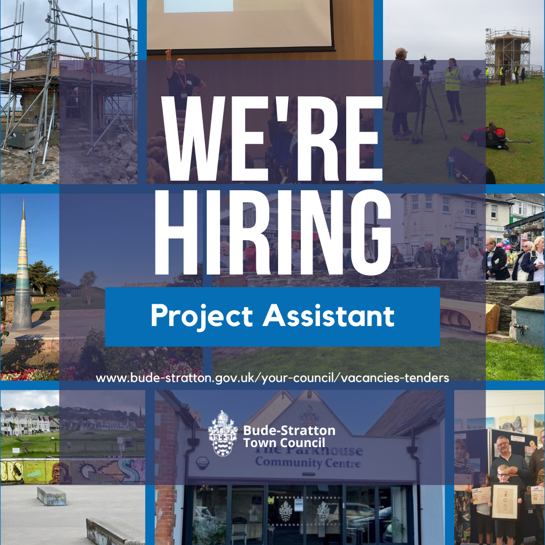 Job Vacancy - Project Assistant - Bude-Stratton Town Council