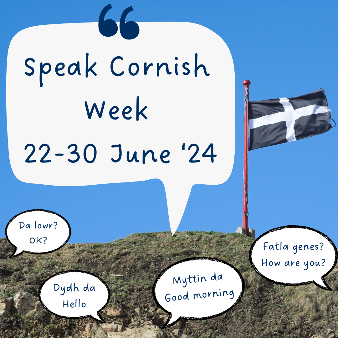 Speak Cornish Week: 22nd – 30th June - Bude-Stratton Town Council
